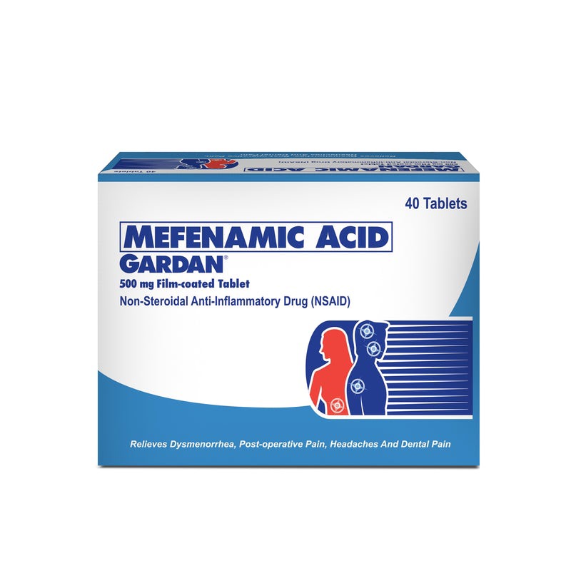 GARDAN Mefenamic Acid 500mg Film-Coated Tablet 1's price in the ...
